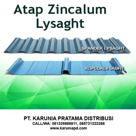 Distributor Atap Zincalume Lysaght - KARUNIAPD.COM - 081339888811 (WA)